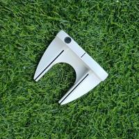 China Zinc Alloy Mallet Golf Putter 28 to 39 Inch Steel Shaft Rubber Grip Custom Logo for sale