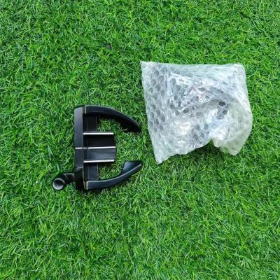 China Zinc Alloy Mallet Golf Putter 28 to 39 Inch with Rubber Grip Steel Shaft Custom Logo for sale