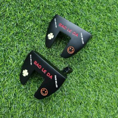 China Zinc Alloy Mallet Golf Putter 28 to 39 Inch Steel Shaft Rubber Grip Custom Logo for sale