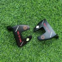 China Zinc Alloy Mallet Golf Putter 28 to 39 Inch Steel Shaft Rubber Grip Custom Logo for sale