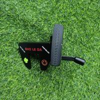China Zinc Alloy Mallet Golf Putter 28 to 39 Inch Steel Shaft Rubber Grip Custom Logo for sale