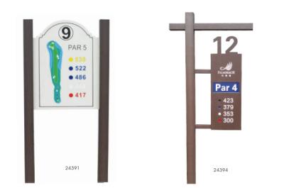 China Laminated Plastic Tee Signage 12x18 Inch Durable Weather Resistant for sale