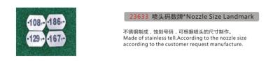 China Nozzle Size Landmark Precision Spray Nozzle 0.5mm Stainless Steel for sale