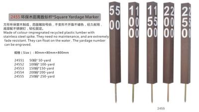 China Square Yardage Marker Durable Field Marking Tool for Sports Turf and Grounds Maintenance for sale