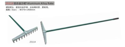 China Heavy Duty Sand Rake 72 Inch Width 14 Tine Steel Beach Cleaner for sale
