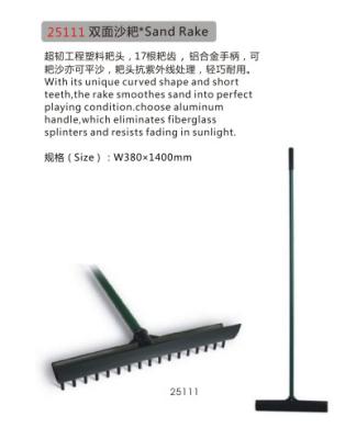 China Heavy Duty Sand Rake 48 Inch Stainless Steel Beach Cleaner Tool for sale