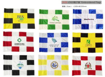 China Custom Embroidered Flags 3x5 FT Heavy Duty Polyester for Outdoor Display for sale