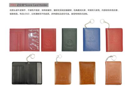 China Durable Score Card Holder for Golf Carts 8.5x11 Inch Clear Display for sale