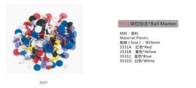 China Custom Logo Ball Marker for Golf Course and Tournament Use for sale