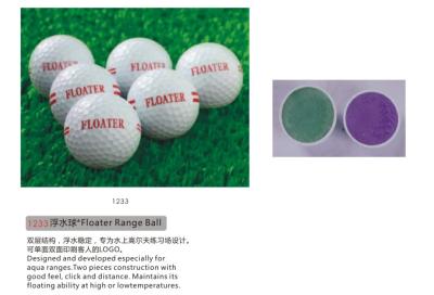 China Floater Range Ball High Visibility Durable Practice Golf Balls 50 Pack for sale