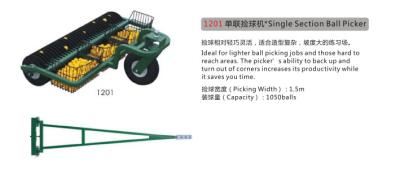 China Single Section Ball Picker 50mm Capacity Heavy Duty Steel Construction for sale