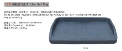 China Rubber Ball Tray 100mm Diameter 50mm Depth for Industrial Sorting for sale