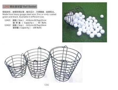 China Heavy Duty Ball Basket for Sports Equipment Storage 48 Inch Capacity for sale