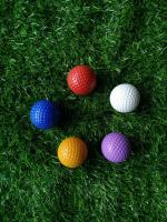 China Standard Mini Golf Ball Low Bounce PVC Putting Ball 42mm 43g for Mini Golf Course for sale