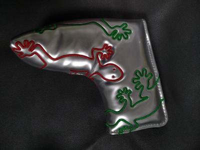 China Golf Club Headcover Set Durable Nylon Putter Headcover 4-Pack for sale