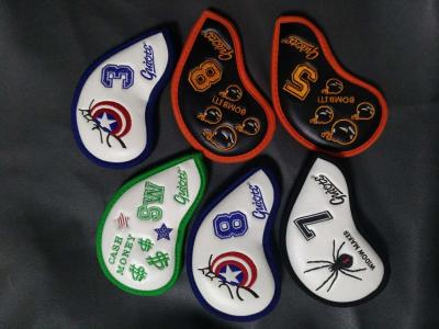 China Golf Iron Head Cover Set 4-PW Premium Neoprene Protection for Clubs for sale
