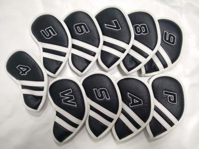 China Golf Iron Head Covers Set of 8 Durable Neoprene Club Covers for Standard Size Irons for sale