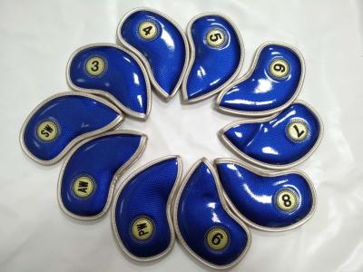 China Golf Iron Head Covers Set of 8 Durable Neoprene Club Covers 38mm for sale