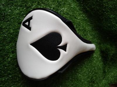 China Custom Golf Driver Head Cover Durable PU Leather 1-4 Size Fit Most Clubs for sale