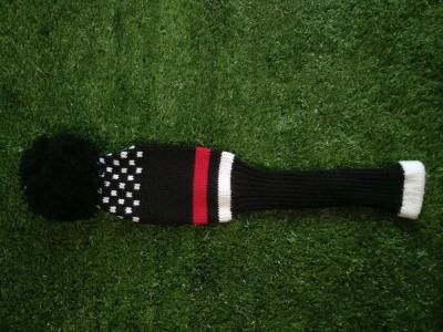 China Knitted Golf Head Cover for Driver 3 or 5 Durable Stretch Fit Protection for sale