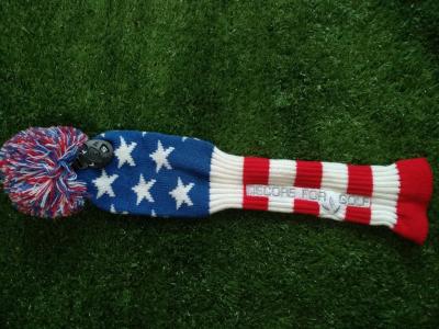 China Golf Knitted Head Cover for Driver 3 or 5 Durable Stretch Fit Protection for sale