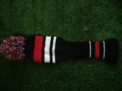 China Knitted Golf Head Cover for Driver 3 or 5 Durable Stretch Fit for sale