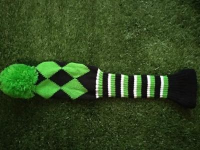 China Golf Knitted Head Cover for Driver 3 5 Durable Stretch Fit Protection for sale