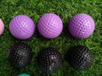 China Standard Mini Golf Ball Low Bounce PVC Putting Ball 42mm 43g for Mini Golf Course for sale
