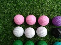 China Standard Mini Golf Ball Low Bounce PVC Putting Ball 42mm 43g for Mini Golf Course for sale
