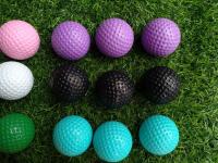 China Standard Mini Golf Ball Low Bounce PVC Putting Ball 42mm 43g for Mini Golf Course for sale