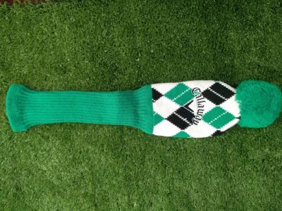 China Premium Knitted Golf Head Cover for Driver Fairway Wood Durable Stretch Fit 460cc for sale