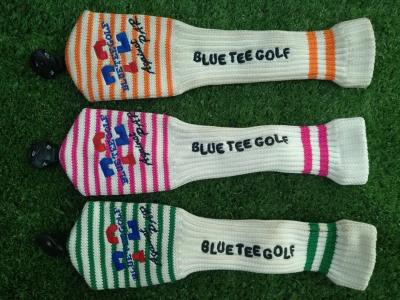 China Premium Knitted Golf Head Cover Set for Driver Fairway Woods Durable Stretch Fit for sale