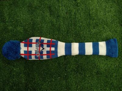 China Premium Knitted Golf Head Cover for Driver Fairway Wood Durable Stretch Fit 1 Pack for sale