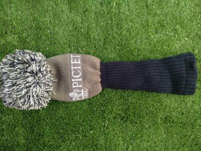 China Premium Knitted Golf Head Cover for Driver Fairway Wood Durable Stretch Fit 460cc for sale