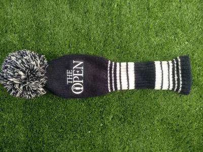 China Knitted Golf Driver Head Cover Durable Stretch Fit for 460cc Club for sale