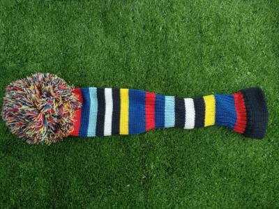 China Premium Knitted Golf Head Cover for Driver Fairway Wood Durable Stretch Fit 460cc for sale