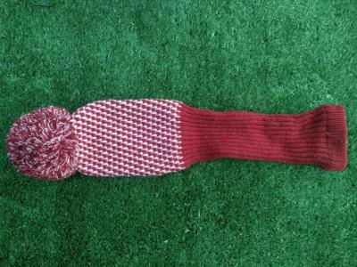 China Golf Knitted Head Cover for Driver Fairway Wood Durable Stretch Fit 460cc for sale