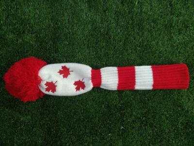 China Knitted Golf Head Cover for Driver Fairway Wood Durable Stretch Fit 50mm for sale