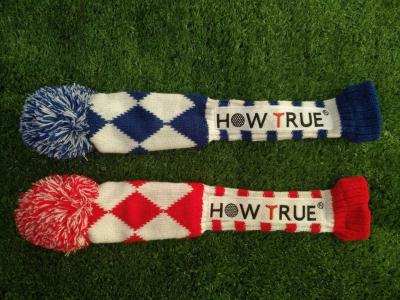 China Premium Knitted Golf Head Cover for Driver Fairway Wood Durable Stretch Fit 50mm for sale