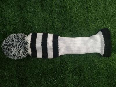 China Knitted Golf Driver Head Cover Durable Stretch Fit for 460cc Club Heads for sale