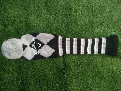 China Golf Knitted Head Cover for Driver Fairway Wood Durable Stretch Fit 460cc for sale