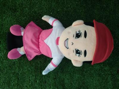 China Plush Golf Driver Head Cover Dog Animal Design Soft Knit Headcover for Clubs for sale