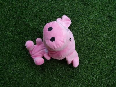 China Plush Golf Driver Head Cover Dog Animal Design 460cc Club Protector for sale