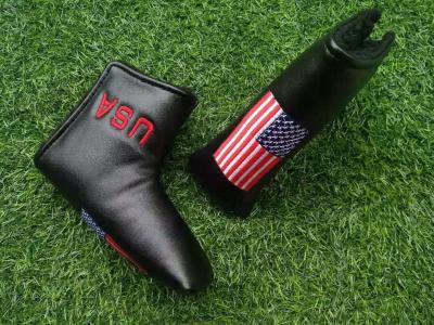 China USA Golf Head Cover Set Premium Putter Headcover for Clubs 3 5 7 for sale