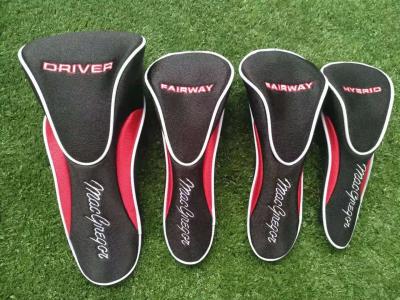 China Custom Golf Head Cover Set for Driver Fairway Hybrid Durable PU Leather for sale