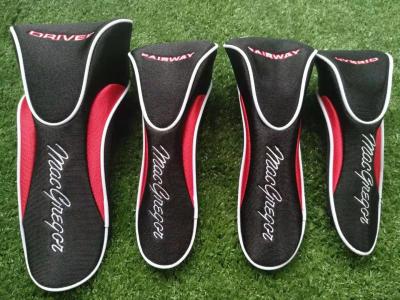 China Custom Golf Head Cover Set for Driver Fairway Hybrid Durable Knit Design for sale