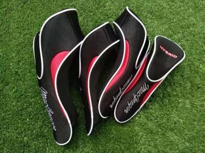 China Golf Head Cover Set for Driver Fairway Hybrid Durable Knit 3 Pack for sale