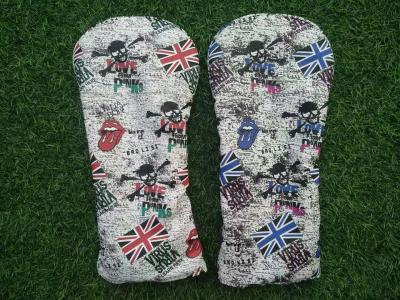 China Golf Head Cover Set for Driver Fairway Hybrid Durable Knit Design for sale