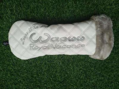 China Premium Golf Head Cover Set for Driver Fairway Hybrid Durable Leather Design for sale