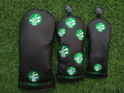 China Golf Head Cover Set for Driver Fairway Hybrid Durable Knit Design for sale